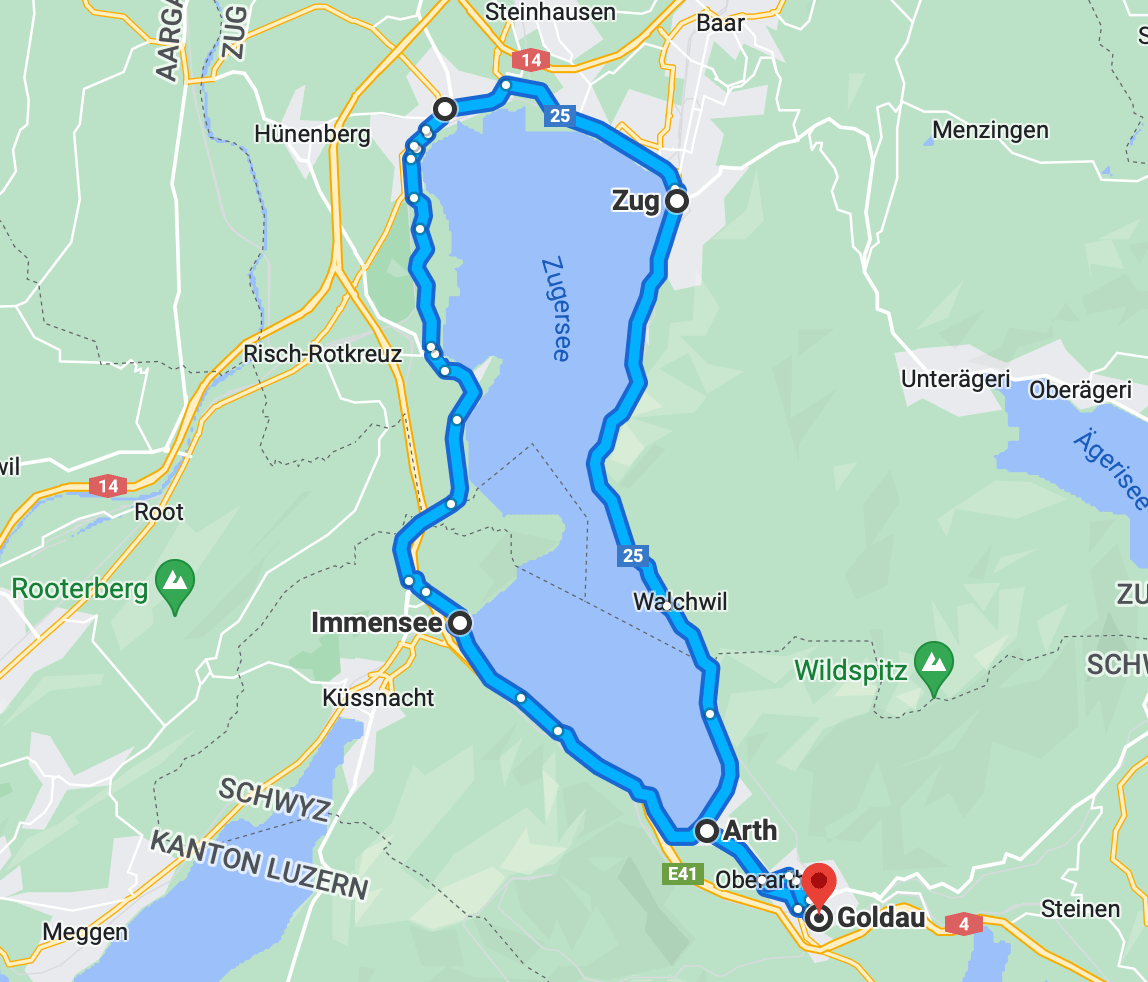 Einmal rund herum – der Zugersee überrascht mit seiner Vielfältigkeit ...